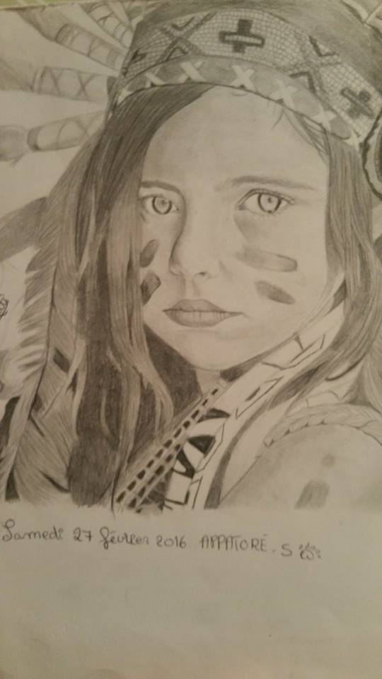 Dessin D Une Jeune Fille Amerindienne Dessin D Une Jeune Fille Amerindienne